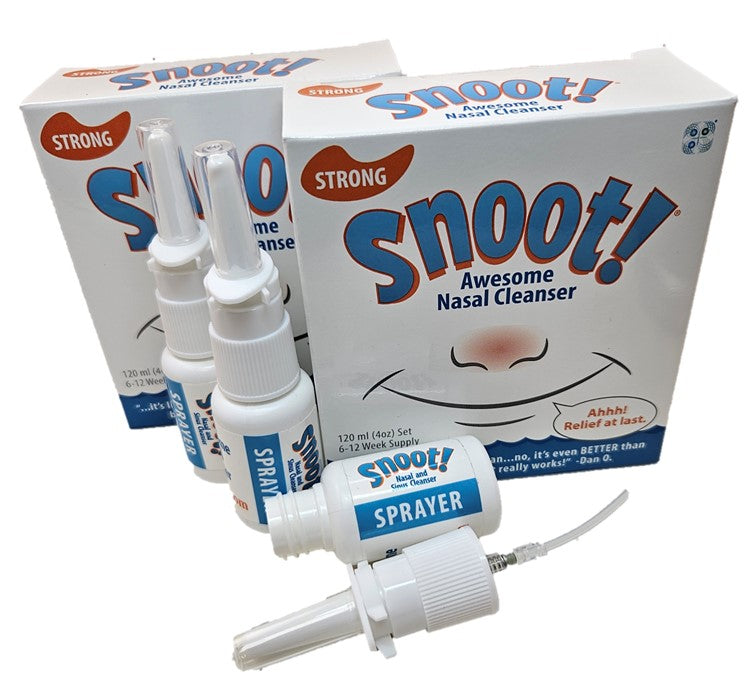 Snoot! Cleanser 2 Pack (Strong Formula)+3 Extra 20ml Sprayers – Snoot ...