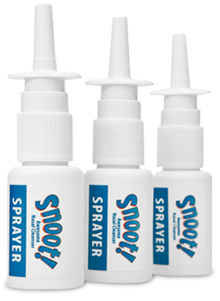 Snoot! Nasal Sprayers For The Perfect Nasal Sinus Rinse – Snoot! Spray